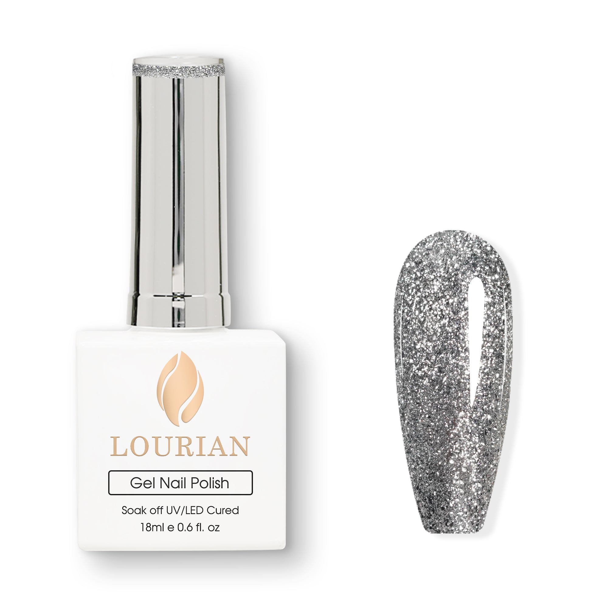 Silver Sparkle | Gel de couleur pailleté diamant VIP 18ml I1601 ...